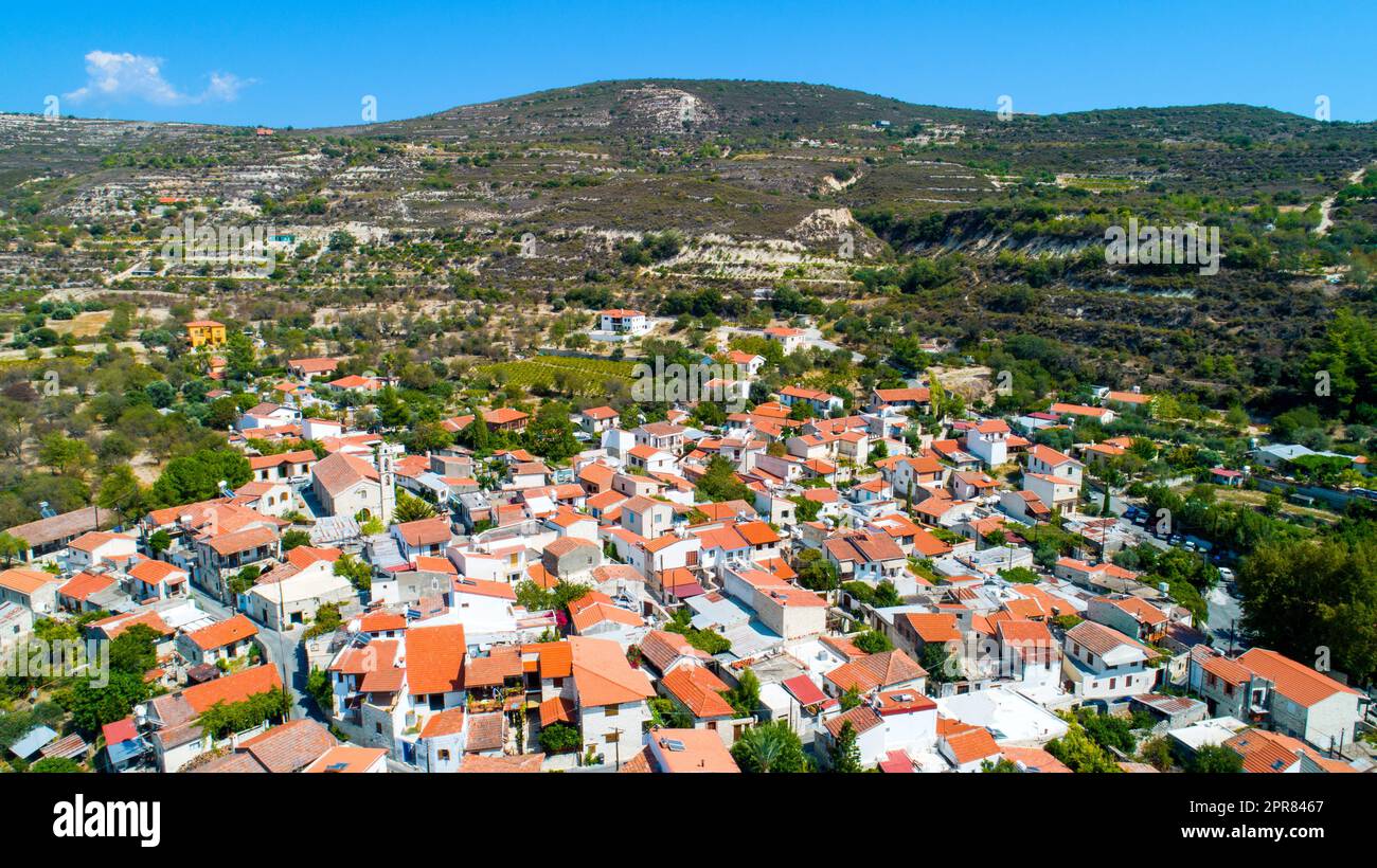 Aerial view lania village hi-res stock photography and images - Alamy