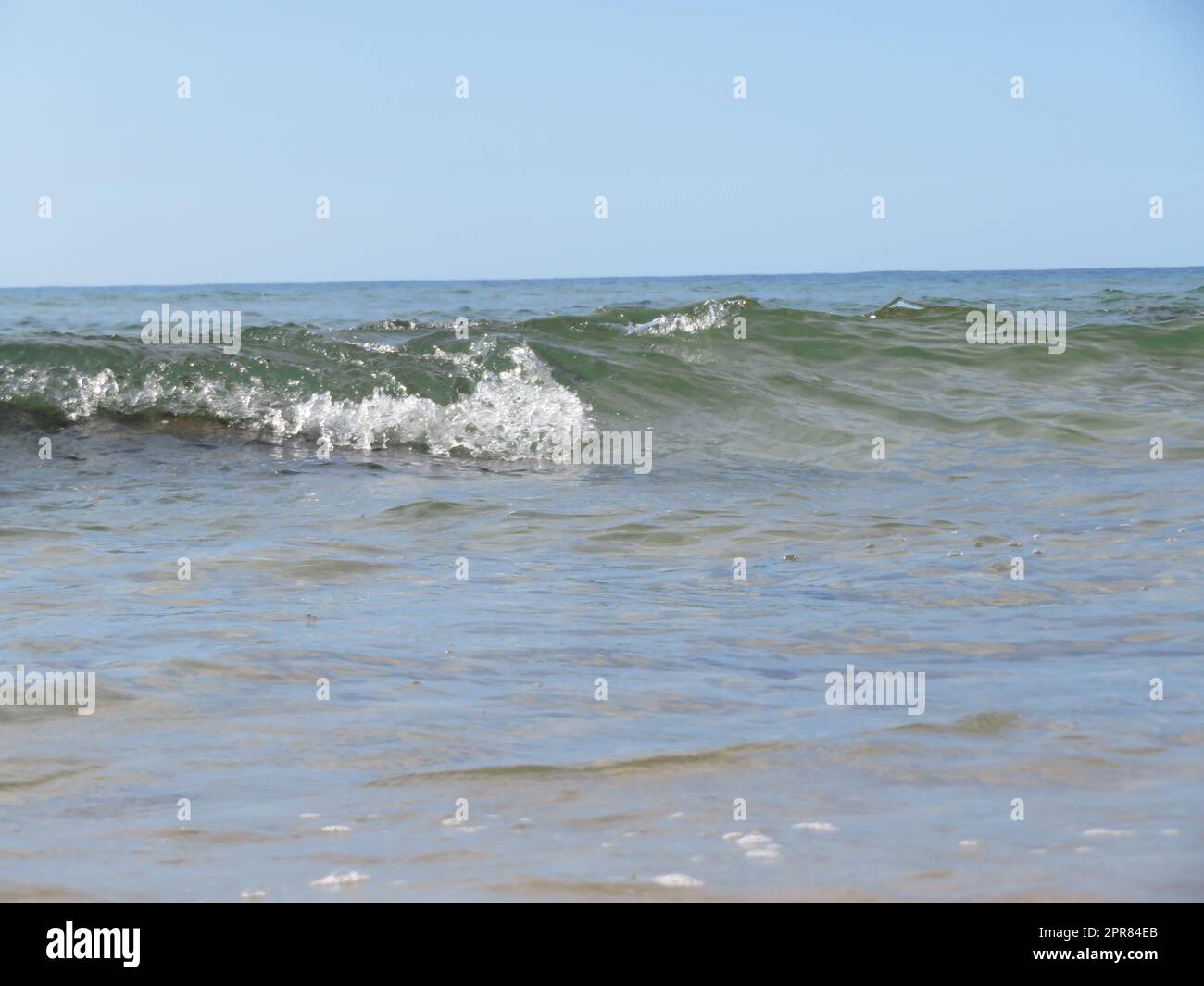 Beautiful beach with clean waters and sparkling sand Stock Photo - Alamy