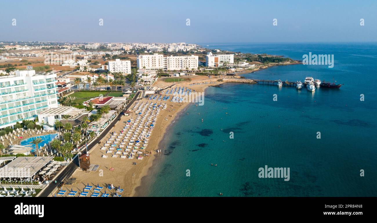 Cyprus hotel aerial hi-res stock photography and images - Alamy