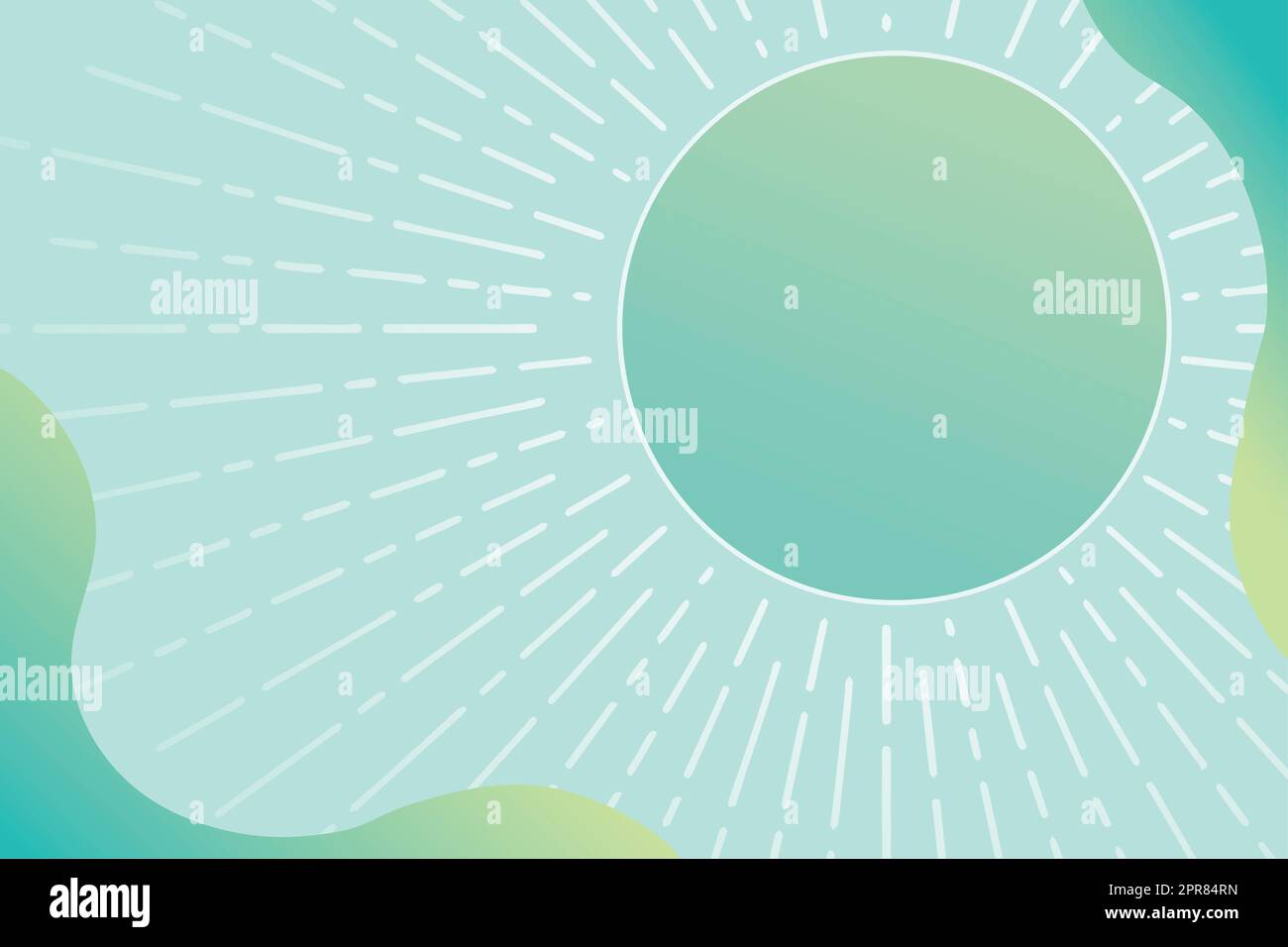 Circle Speech Bubble With Beams Color Background Design For Business ...