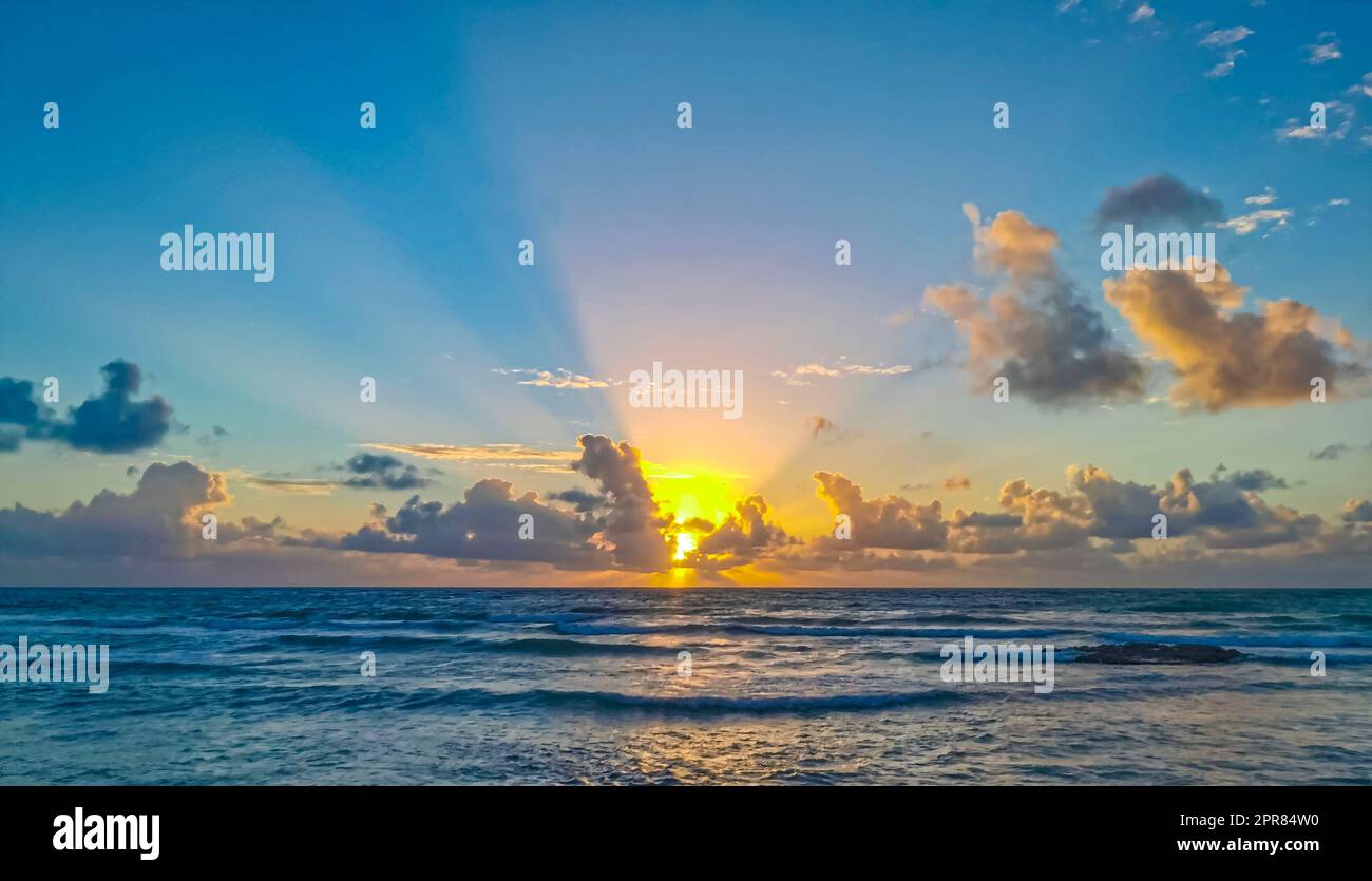 Tulum mexico sunset hi-res stock photography and images - Alamy