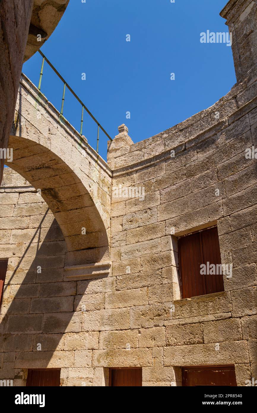 the Bugio Lighthouse in Lisbon Stock Photo - Alamy