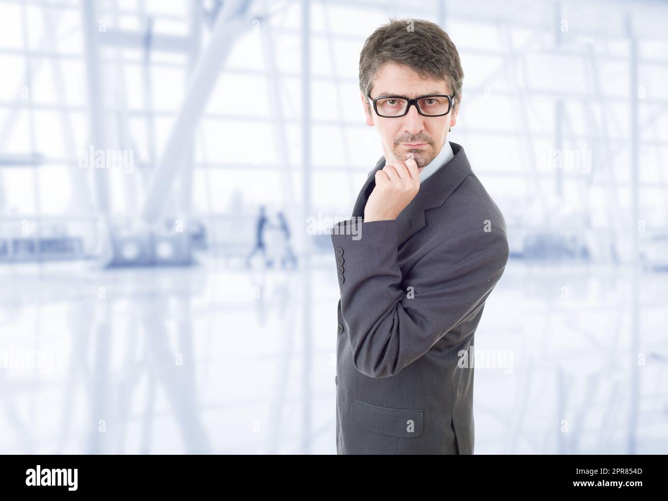 Business man thinking hi-res stock photography and images - Alamy