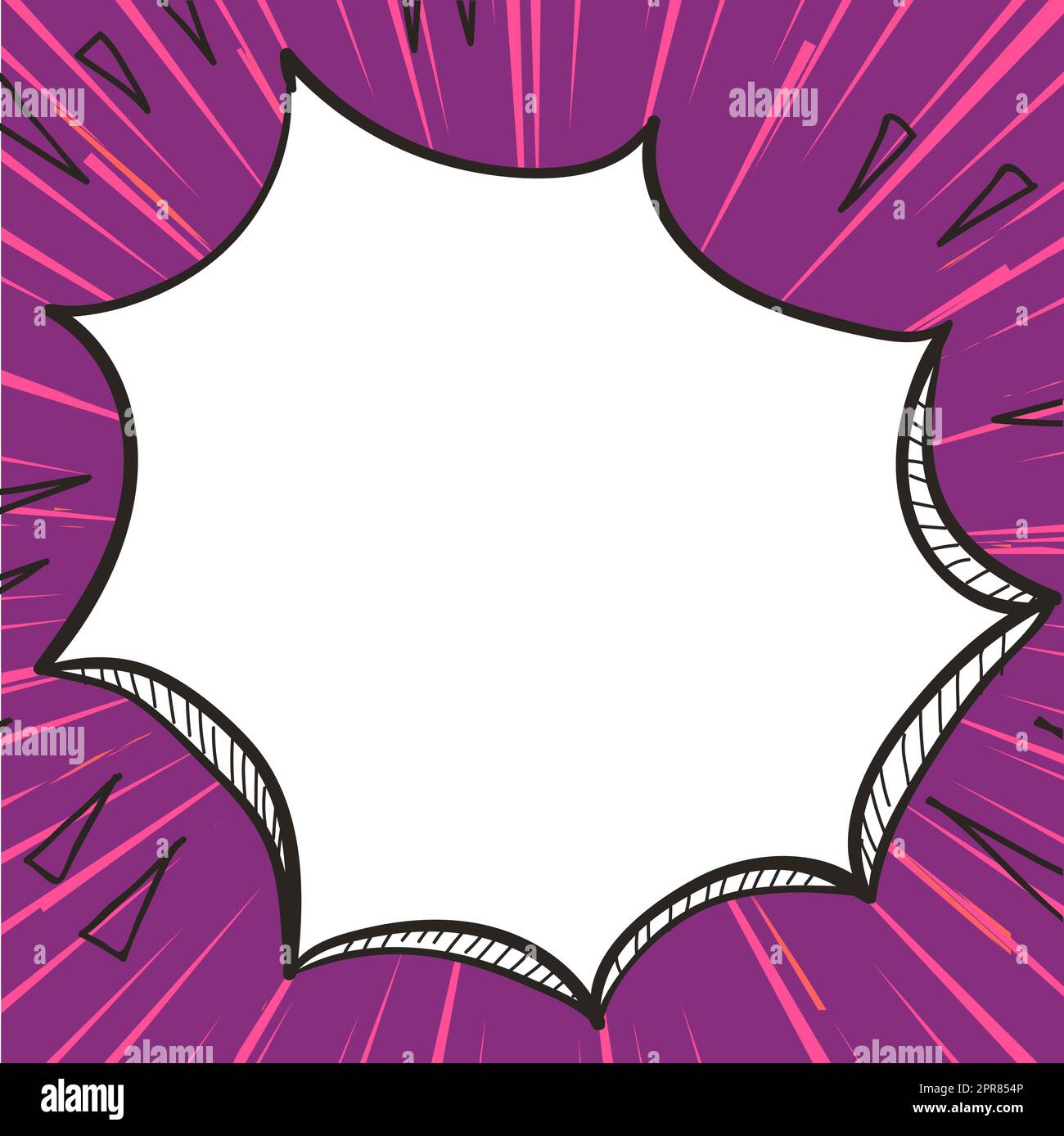 Comics Design Frames. Beautiful Photo Frame Set With Boom Bubbles For ...