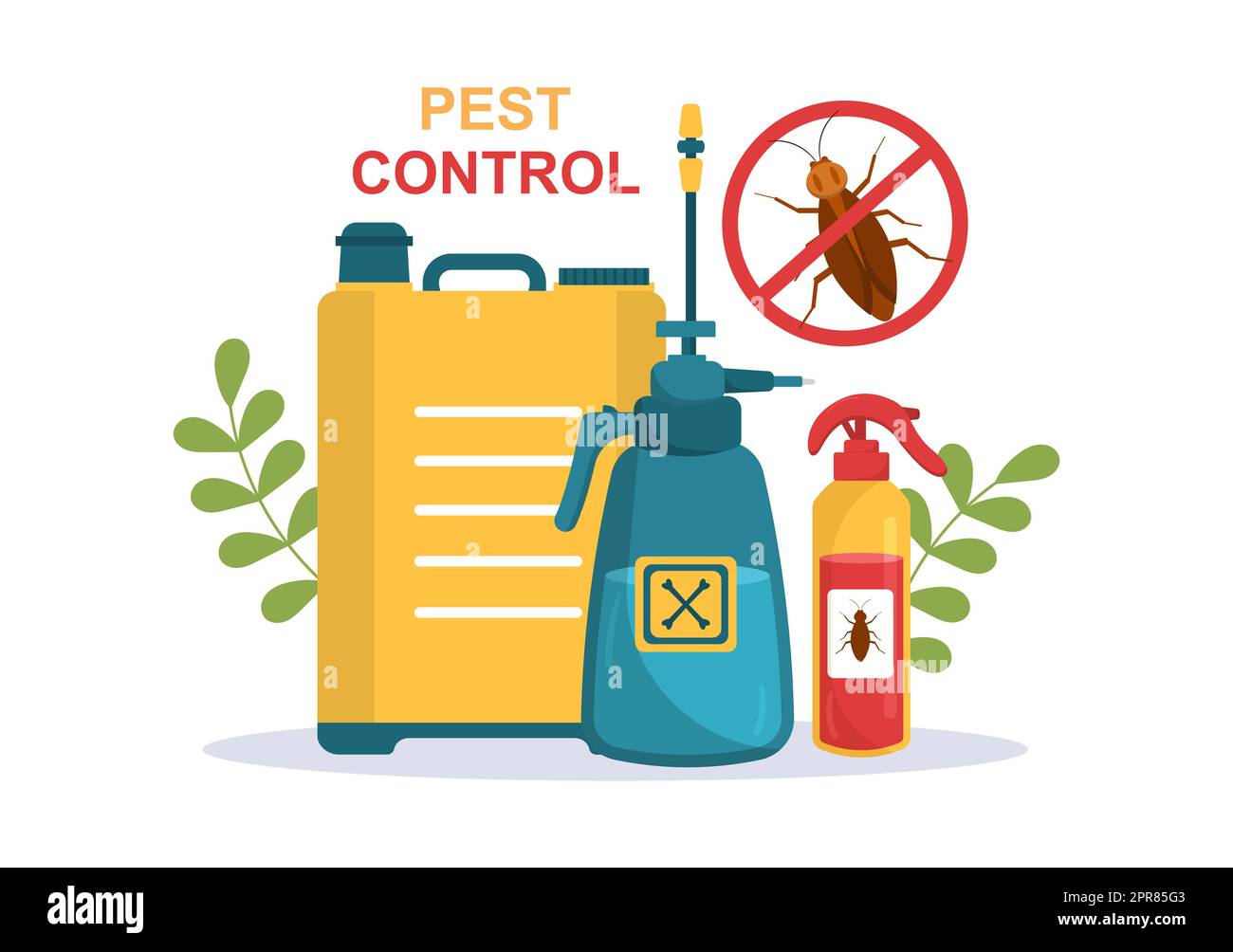 Pest Control Service with Exterminator of Insects, Sprays and House ...