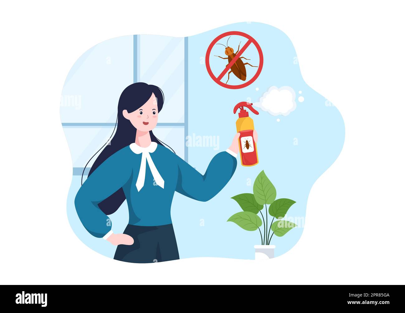 Pest Control Service with Exterminator of Insects, Sprays and House ...