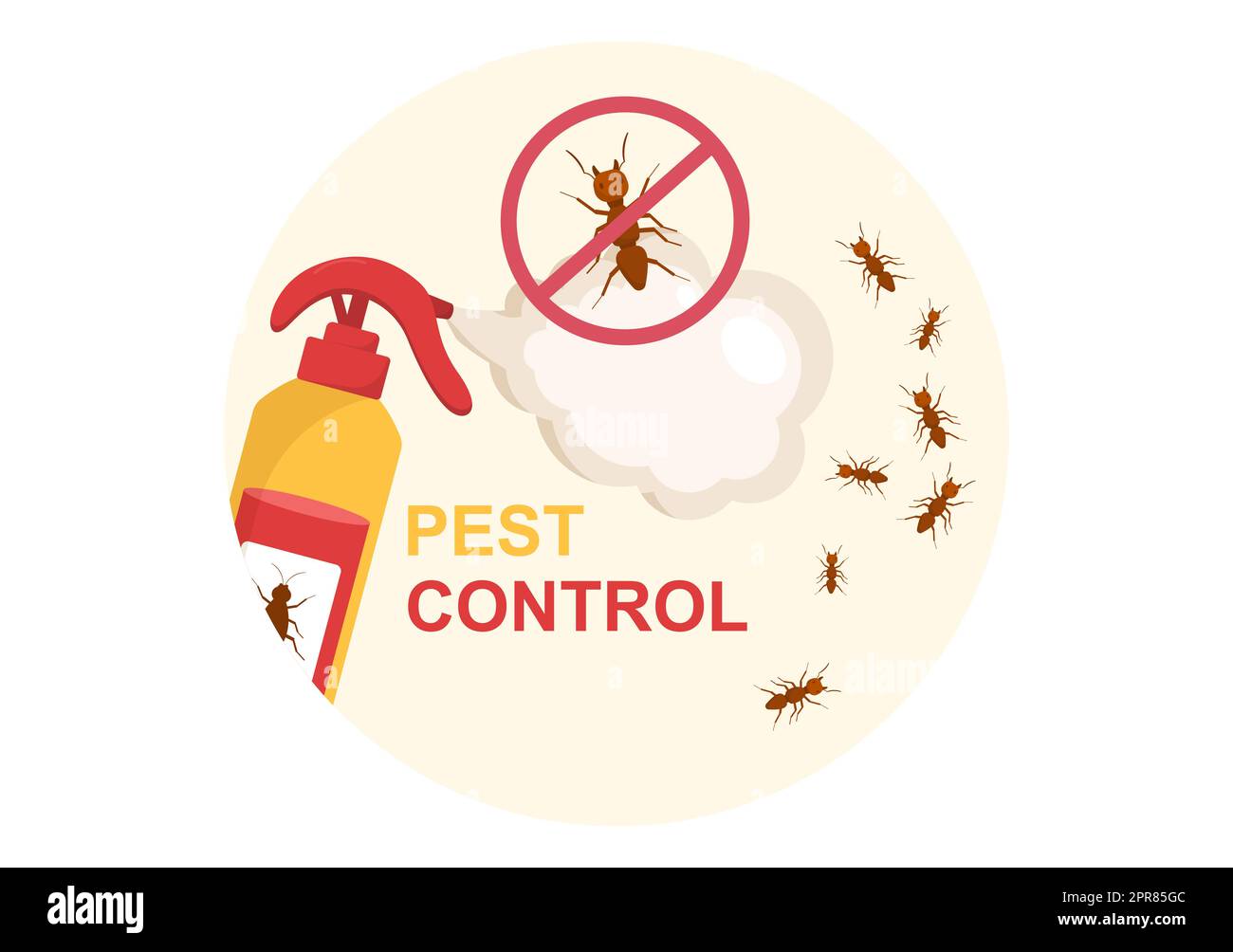 Pest Control Service with Exterminator of Insects, Sprays and House ...