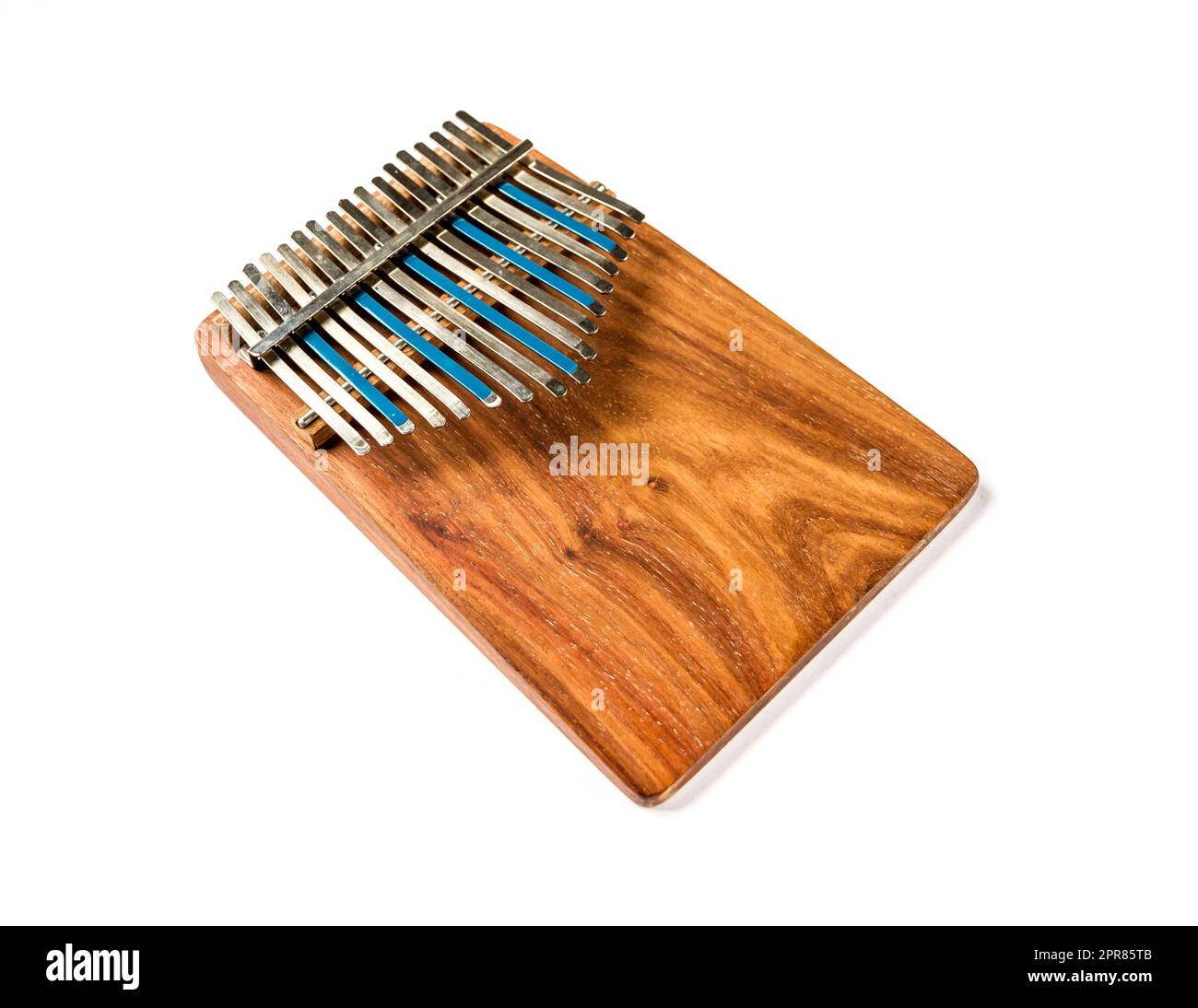 Traditional wooden kalimba isolated on white Stock Photo - Alamy