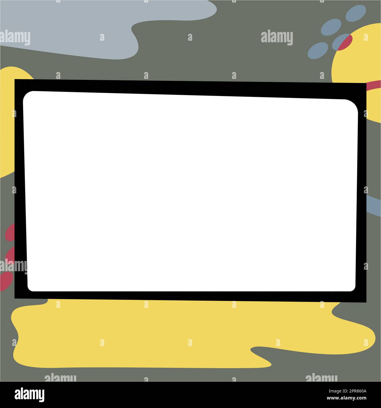 Comics Design Frames. Beautiful Photo Frame Set With Boom Bubbles For ...