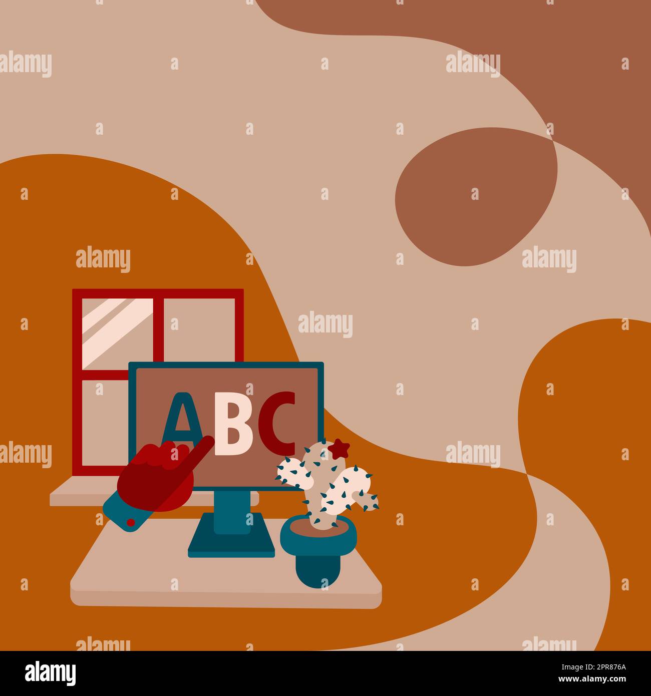 Sign displaying computer service Stock Vector Images - Alamy