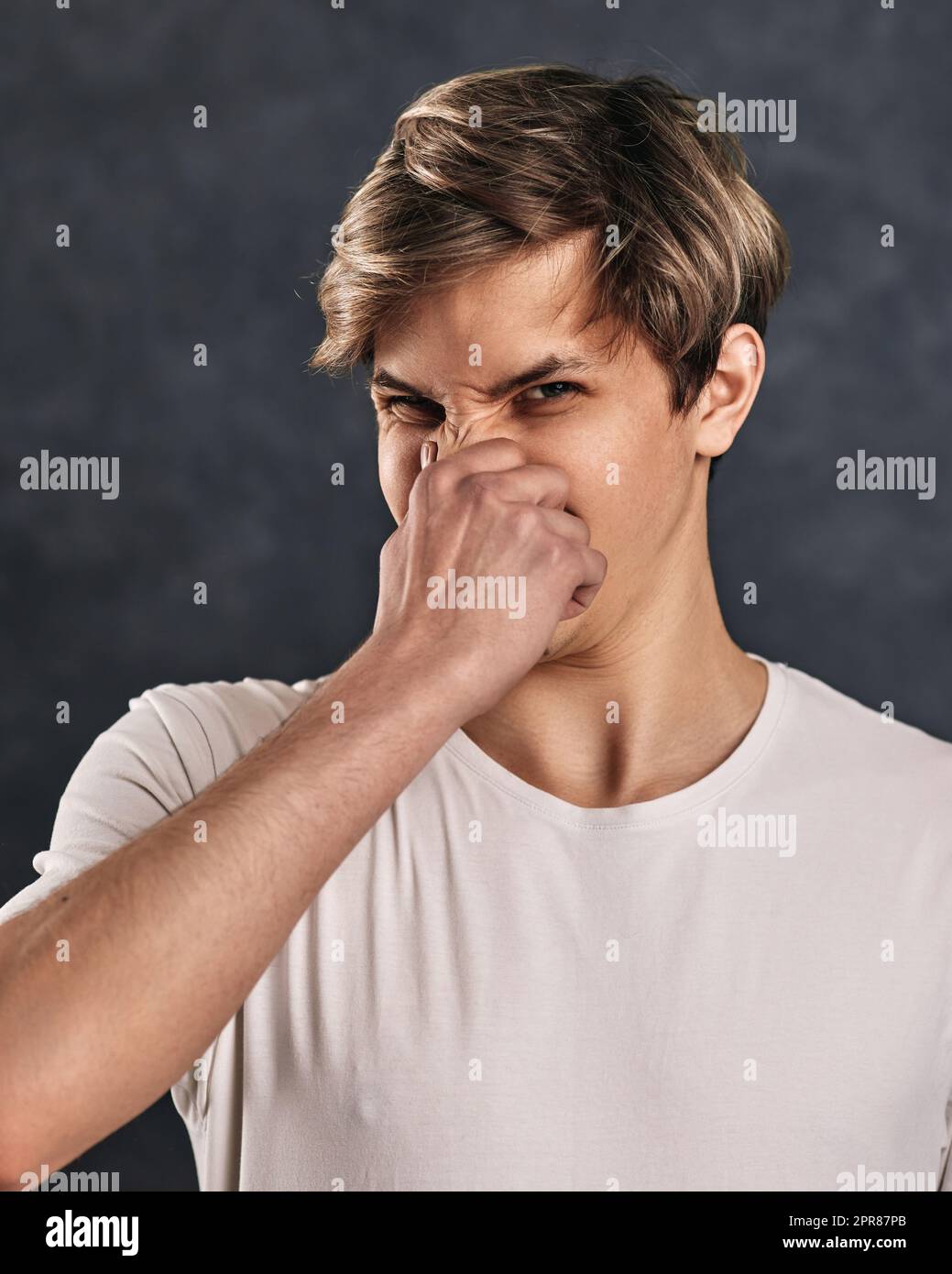 Expressing negative emotion hi-res stock photography and images - Alamy