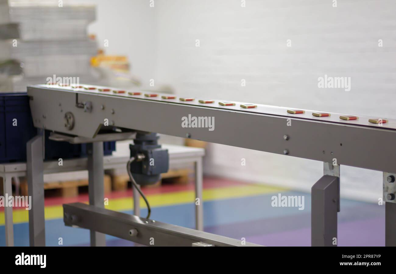 Factory for the production of sweets and chocolate. Automatic line for ...