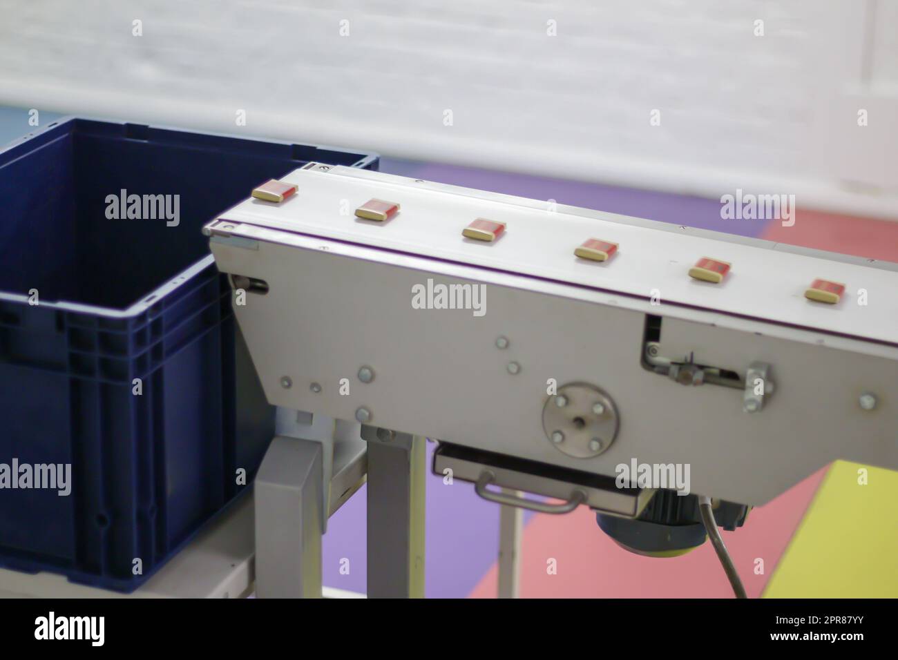 Line for the production of chocolate in an industrial factory ...