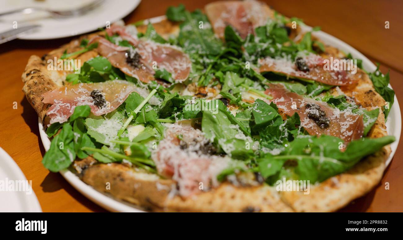 Enjoy pizza hi-res stock photography and images - Alamy