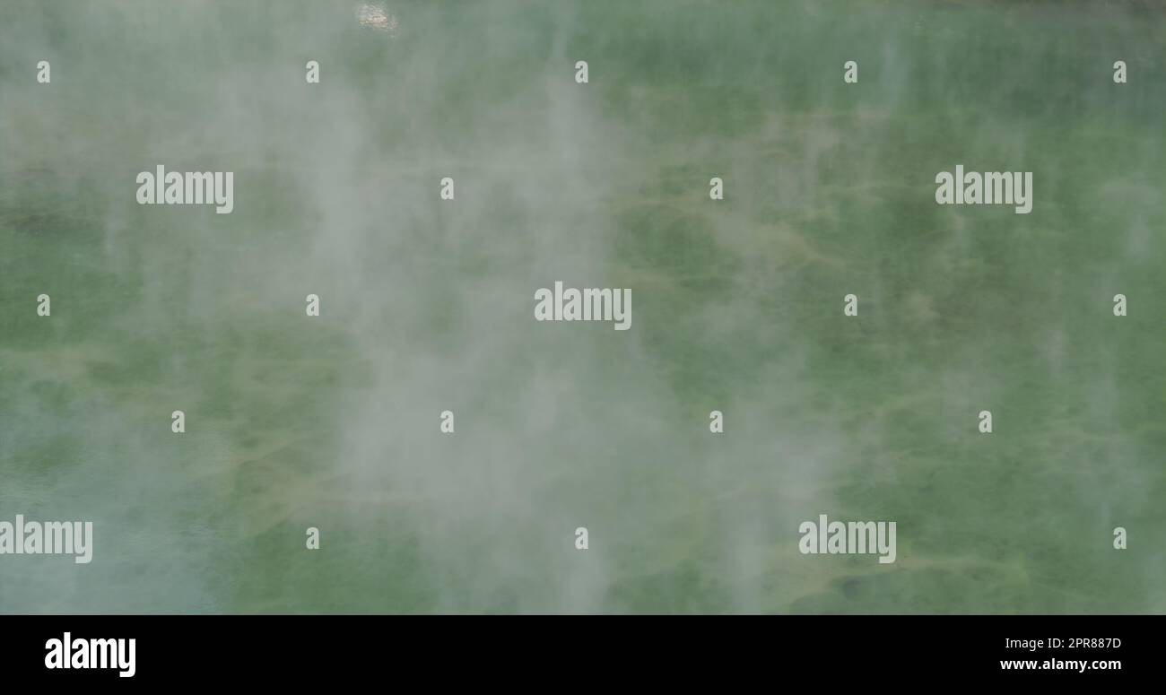 Hot spring river flow over Xinbeitou thermal valley in Taiwan Stock ...