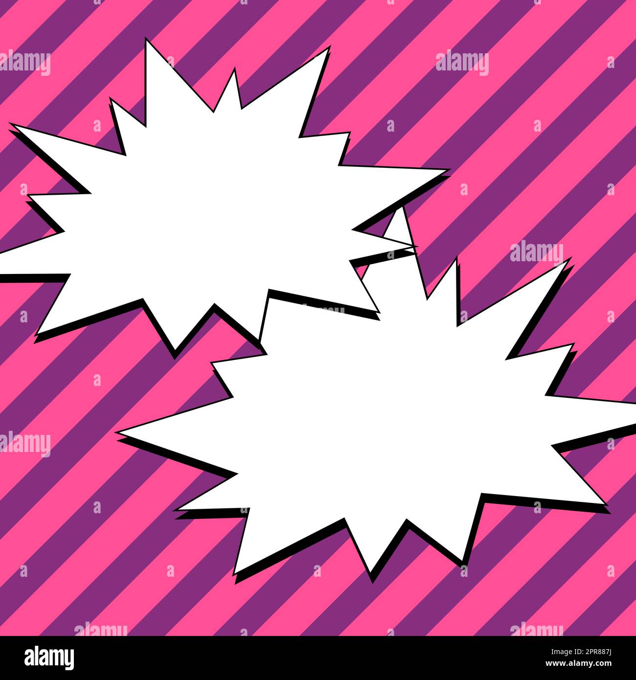 Comics Design Frames. Beautiful Photo Frame Set With Boom Bubbles For ...