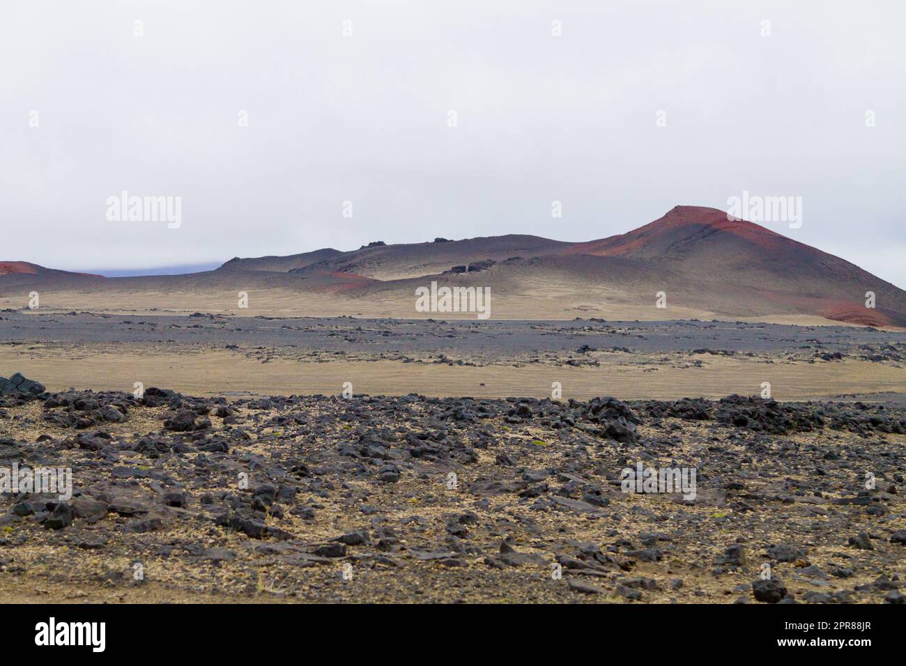 Desolate landscape from Askja caldera area, Iceland Stock Photo - Alamy