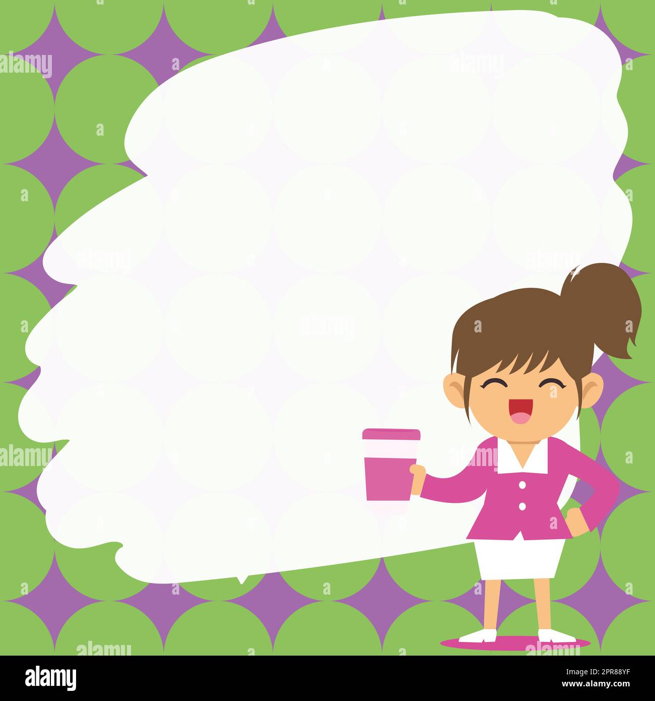 Smiling boys girls showing Stock Vector Images - Alamy