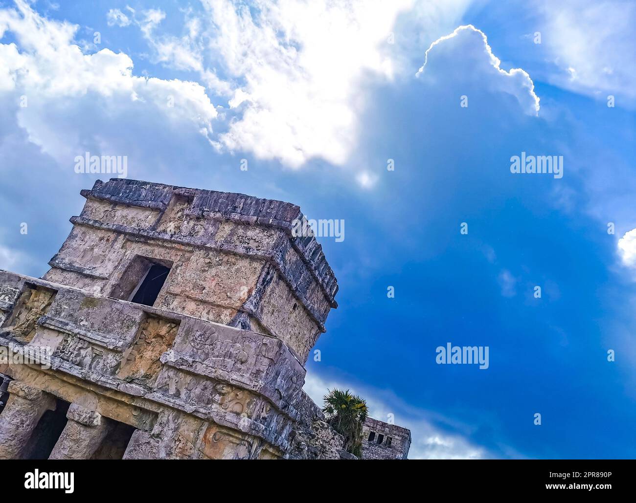 Ancient Tulum ruins Mayan site temple pyramids ixchel chaac Mexico ...