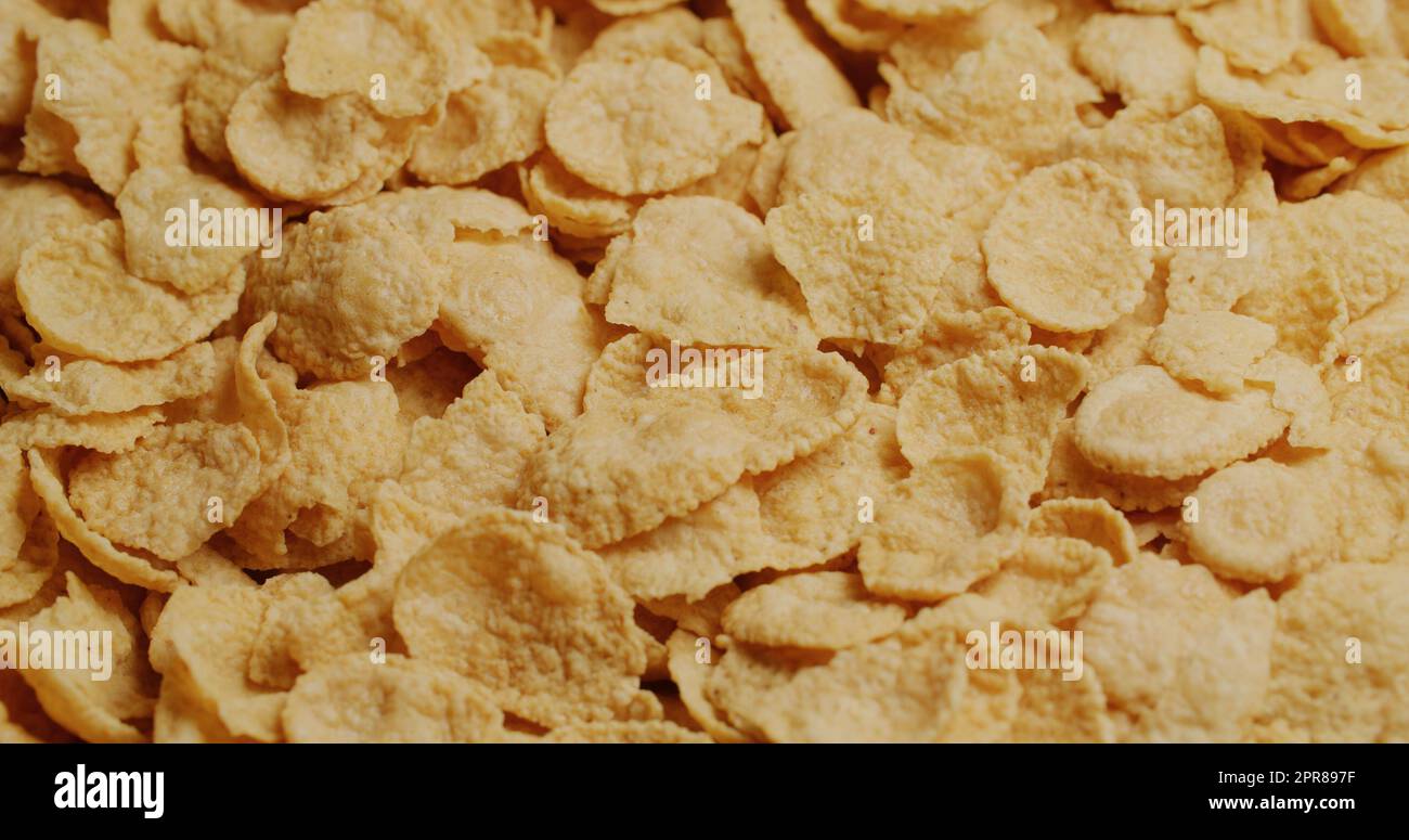 Stack of the cereal breakfast Stock Photo - Alamy