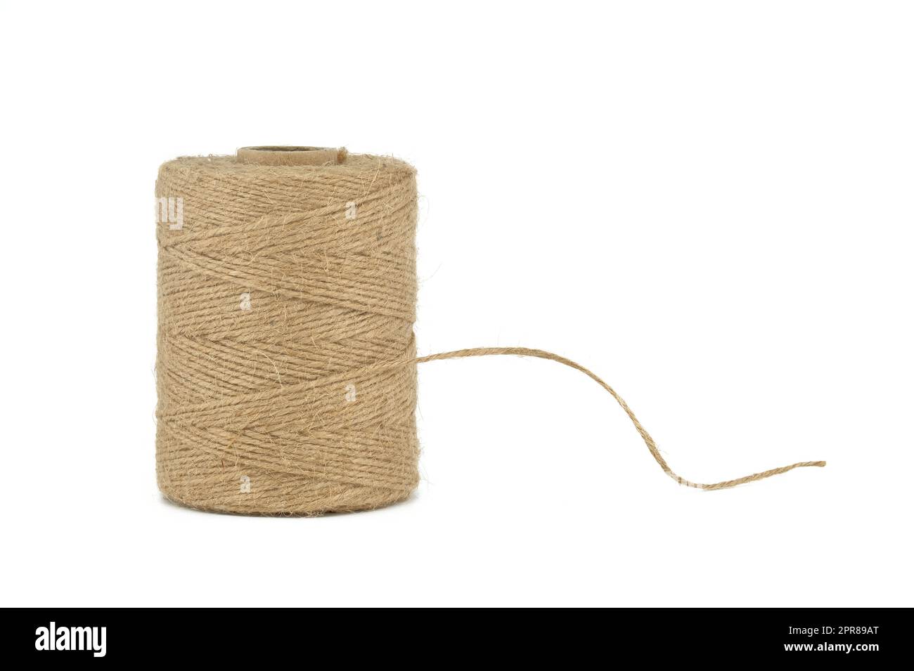 Jute burlap twine spool hi-res stock photography and images - Alamy