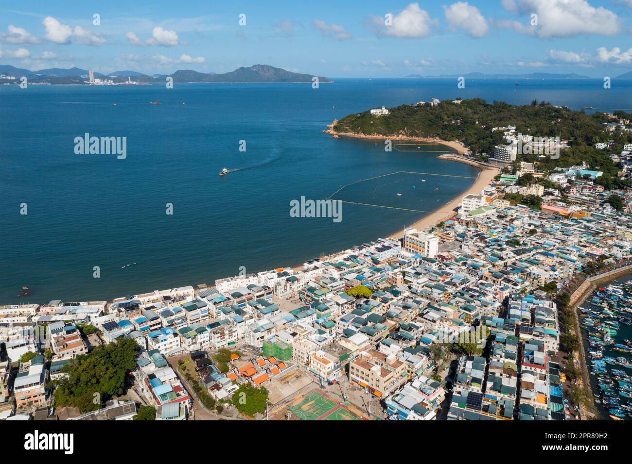 Aerial view of Cheung Chau island in Hong Kong Stock Photo - Alamy