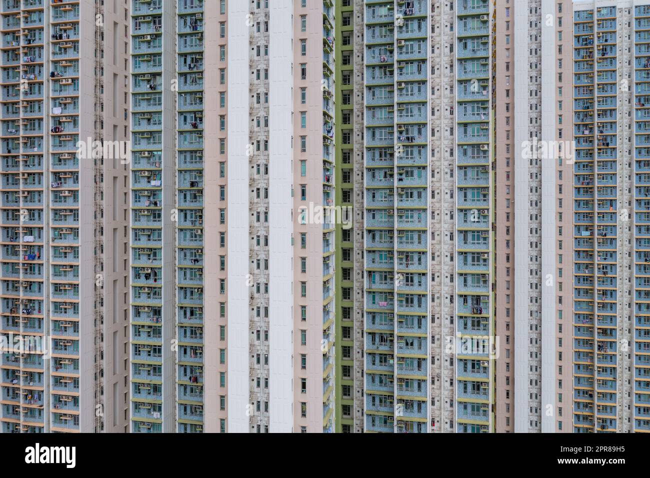 Skyscraper of apartment building facade Stock Photo - Alamy