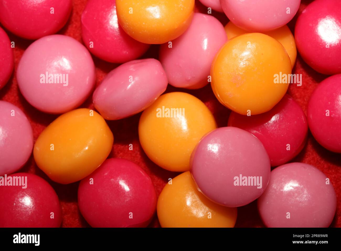 Colorful round bubble gums close up modern background big size high ...