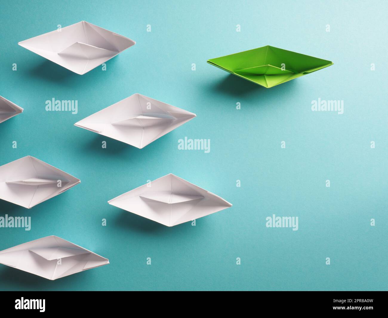 New ideas, creativity and various innovative solutions or leadership ...