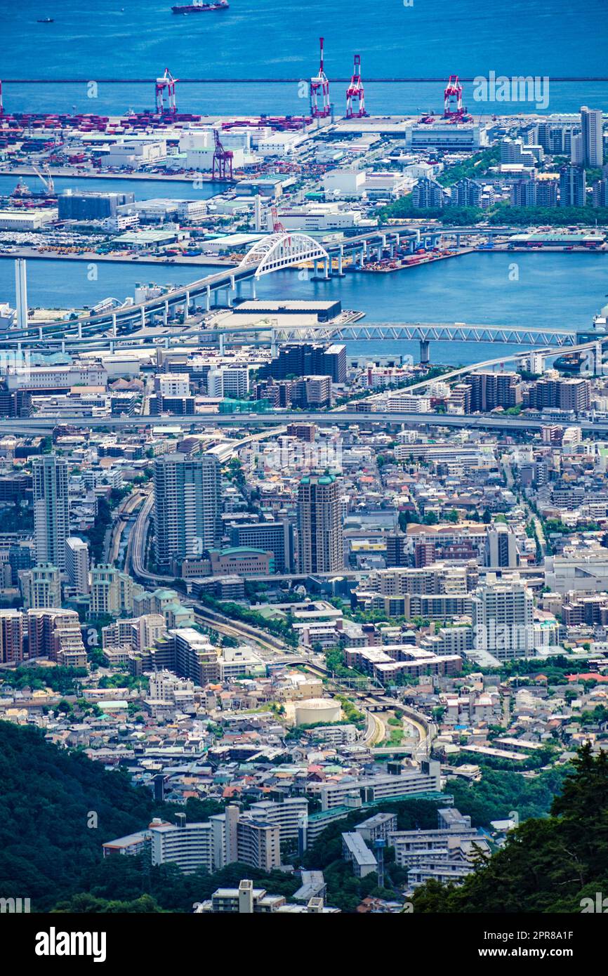 Scenery from Rokko Garden Terrace Stock Photo - Alamy