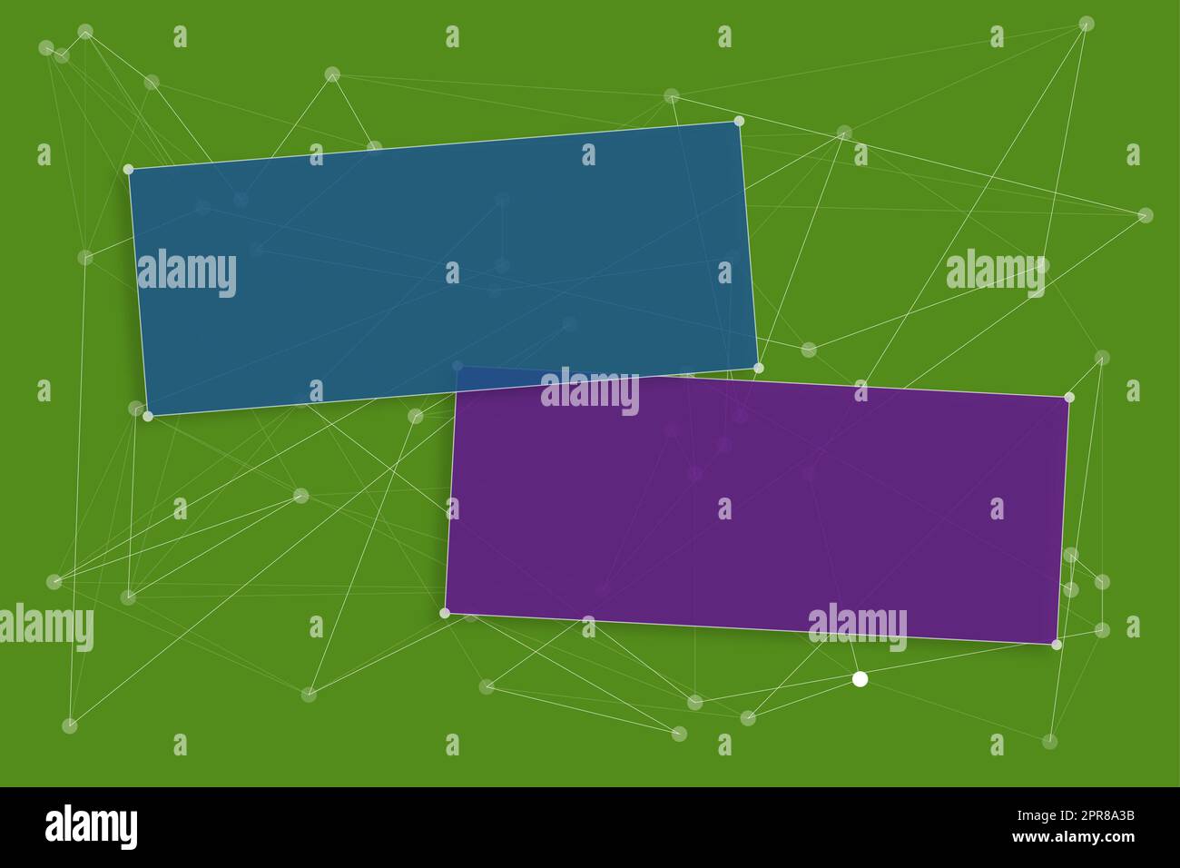 Blank Chat Boxes And Geometric Angles Representing Creative Banners ...