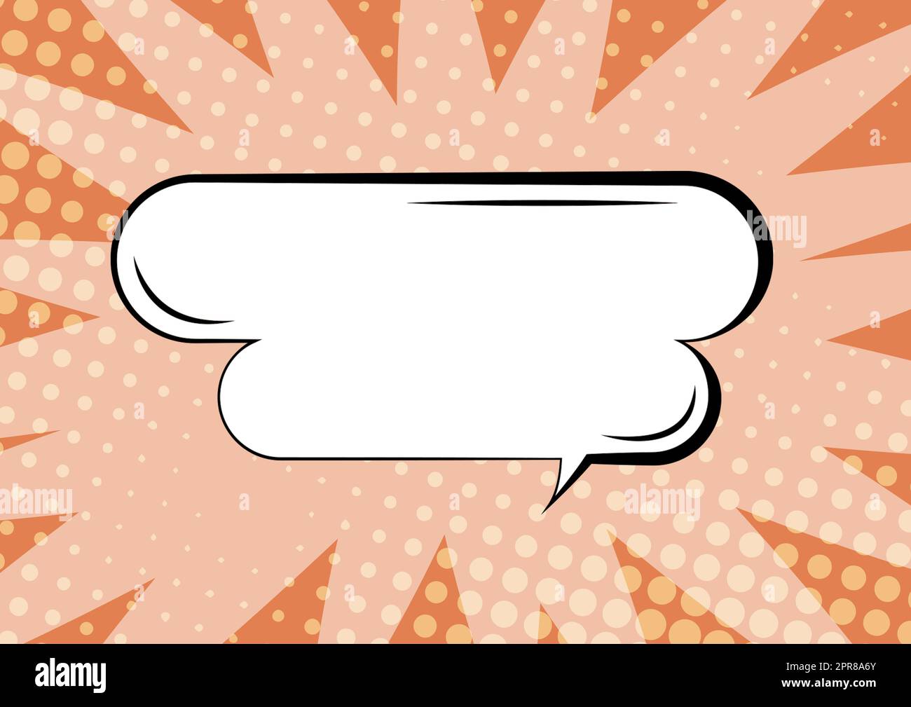 Oval Blank Chat Box Representing Messaging Through Social Media Stock ...