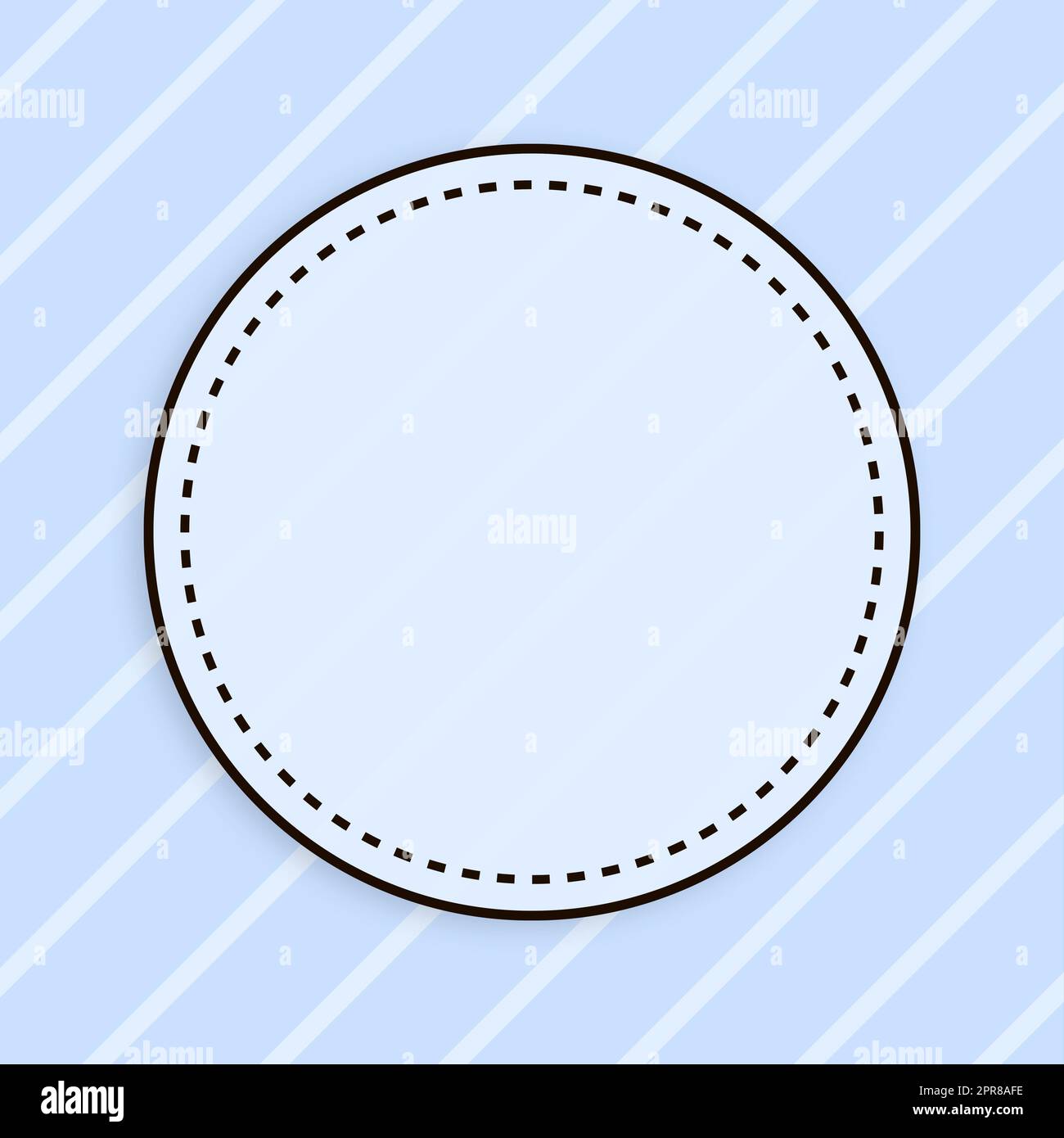 Blank Circle Displaying Blueprints And Strategies For Progress Stock ...