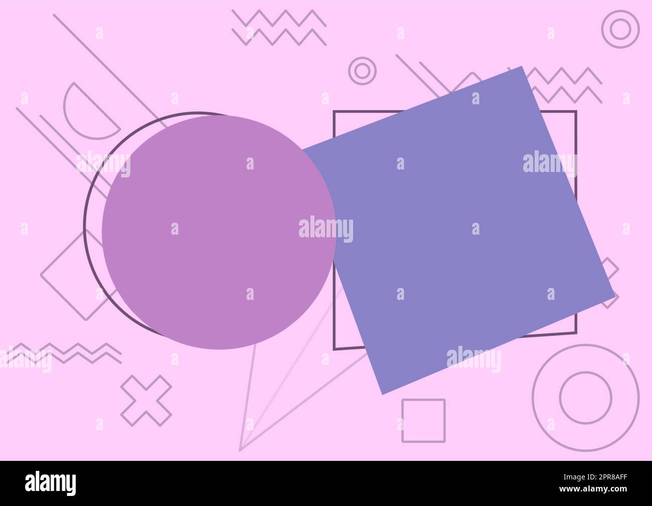 Circular And Square Thought Bubbles Showing Social Media Messaging ...