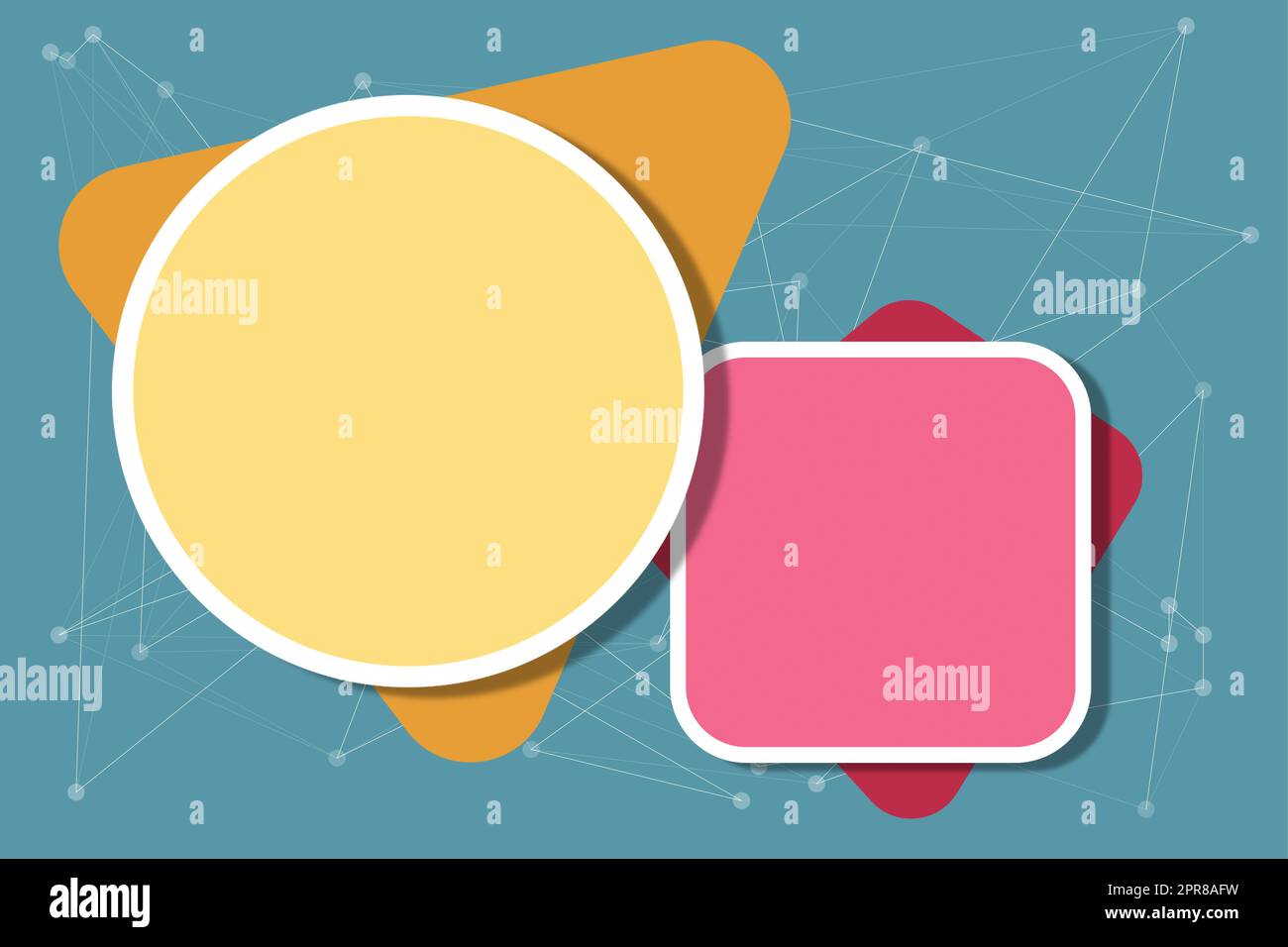 Blank Geometric Shapes And Angles For Advertisement And Promotion Stock ...