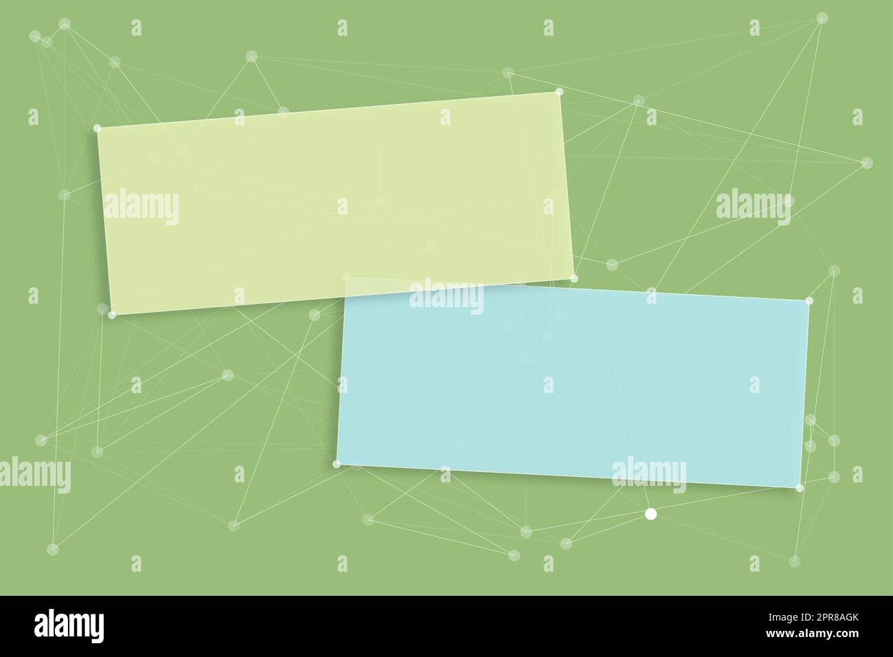 Blank Chat Boxes Representing Creative Banners For Advertisement Stock ...