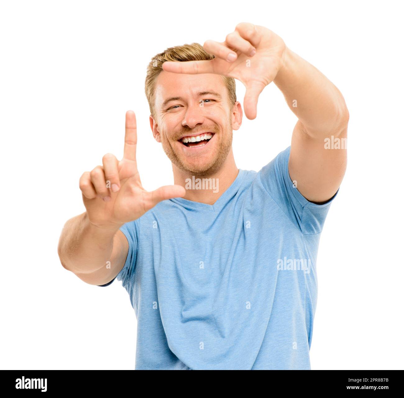 Get my best angle. Shot of a handsome young man standing alone in the ...