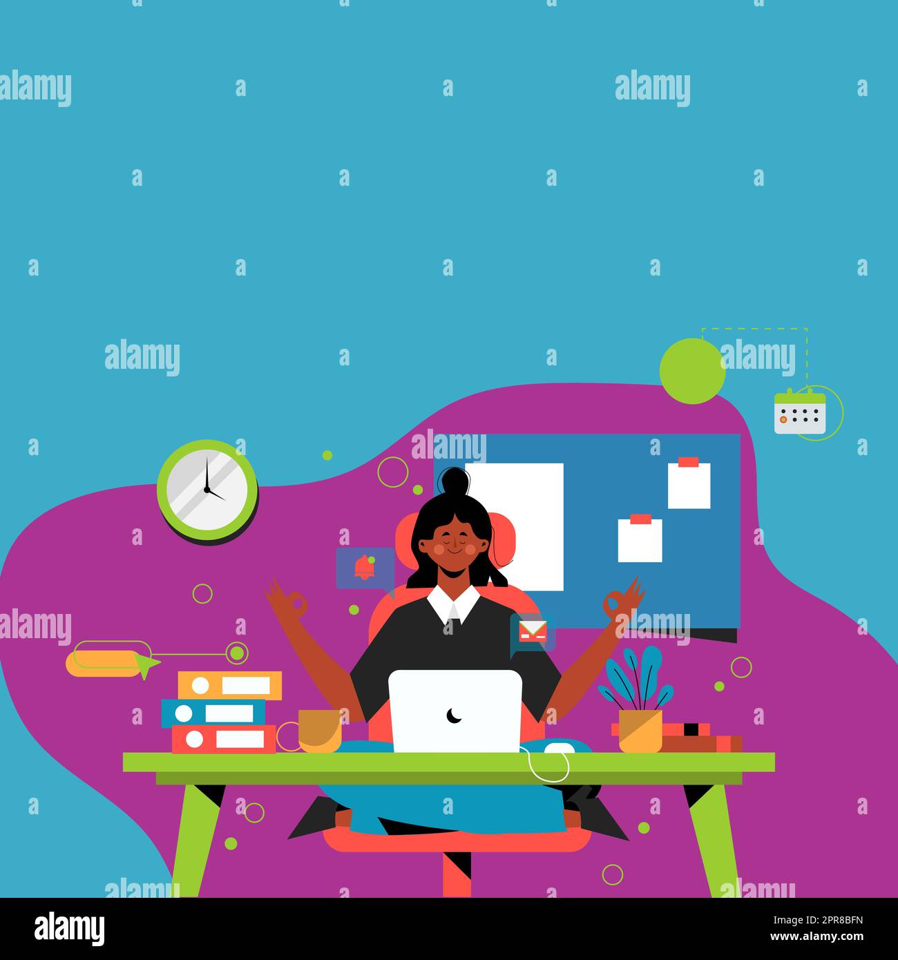 Tidy Workspace Setup, Smart Office Arrangement, Study Table, Taking ...