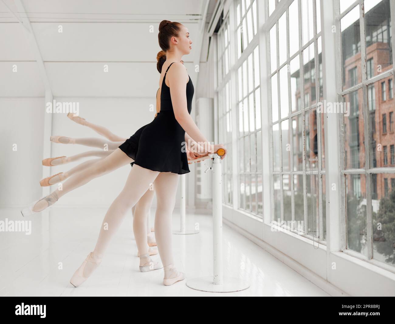 a group of ballet dancers practicing a routine Stock Photo - Alamy