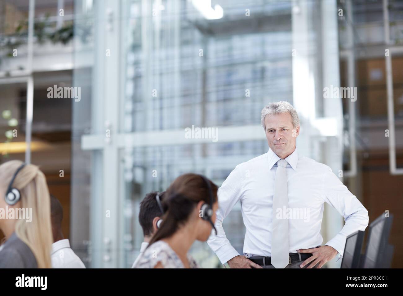 Stern woman boss hi-res stock photography and images - Alamy