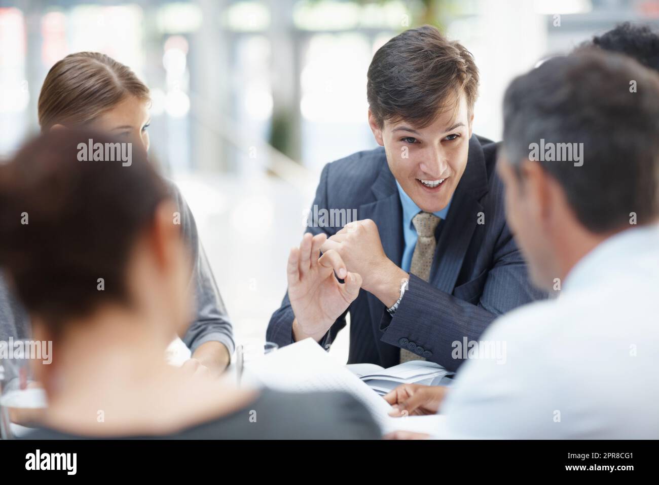 African man addressing people hi-res stock photography and images - Alamy