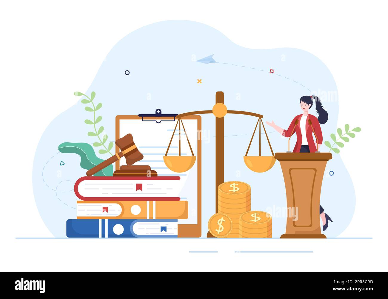 Politician Cartoon Hand Drawn Illustration with Election and Democratic ...