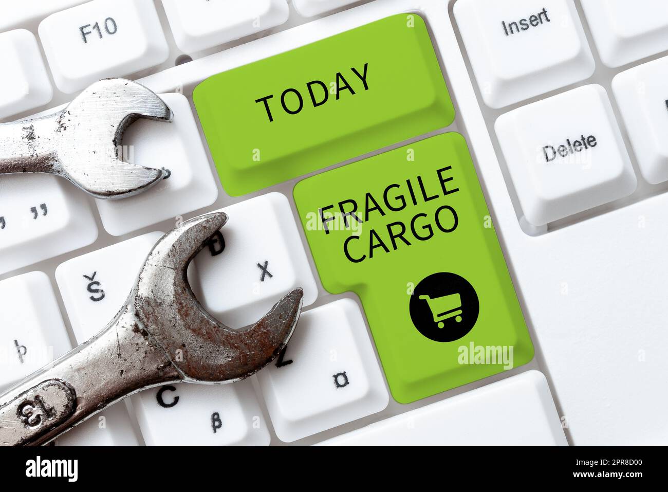 Conceptual caption Fragile Cargo. Internet Concept Breakable Handle ...
