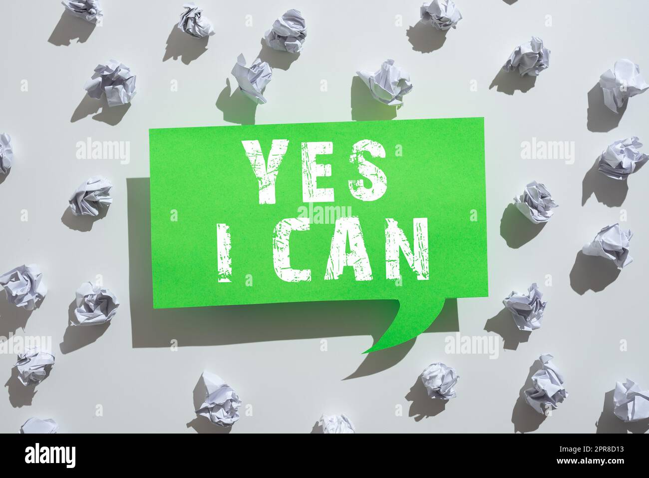 Speech bubble yes word hi-res stock photography and images - Alamy