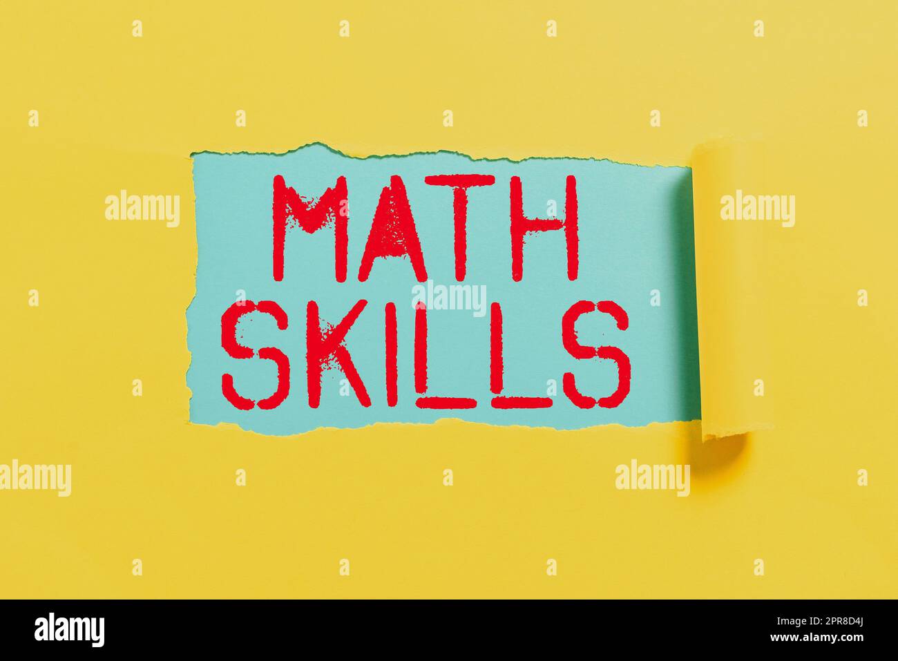 Conceptual caption Math Skills. Word for starting to learn how to count ...