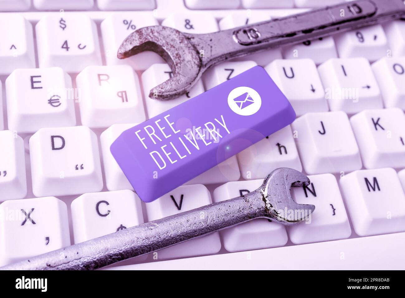 Conceptual display Free Delivery. Word for Shipping Package Cargo ...