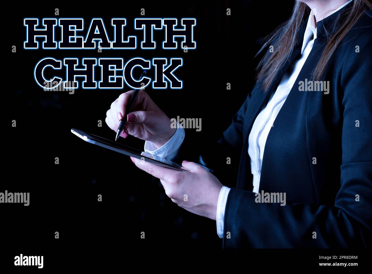 Writing displaying text Health Check. Business showcase Medical ...