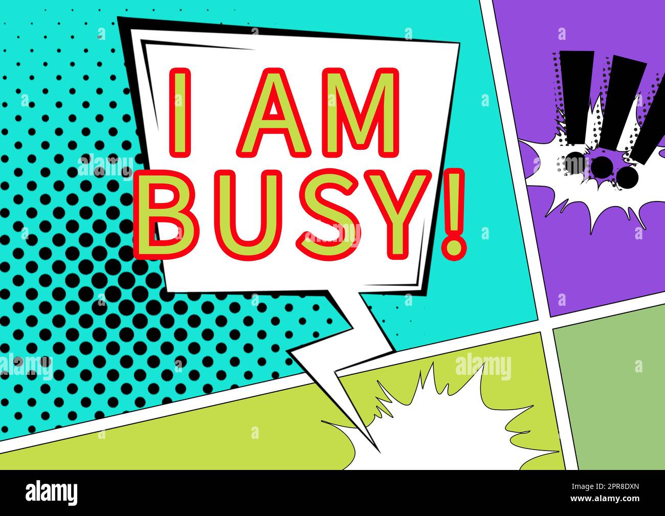 Hand writing sign I Am Busy, Business idea To have a lot of work to do ...