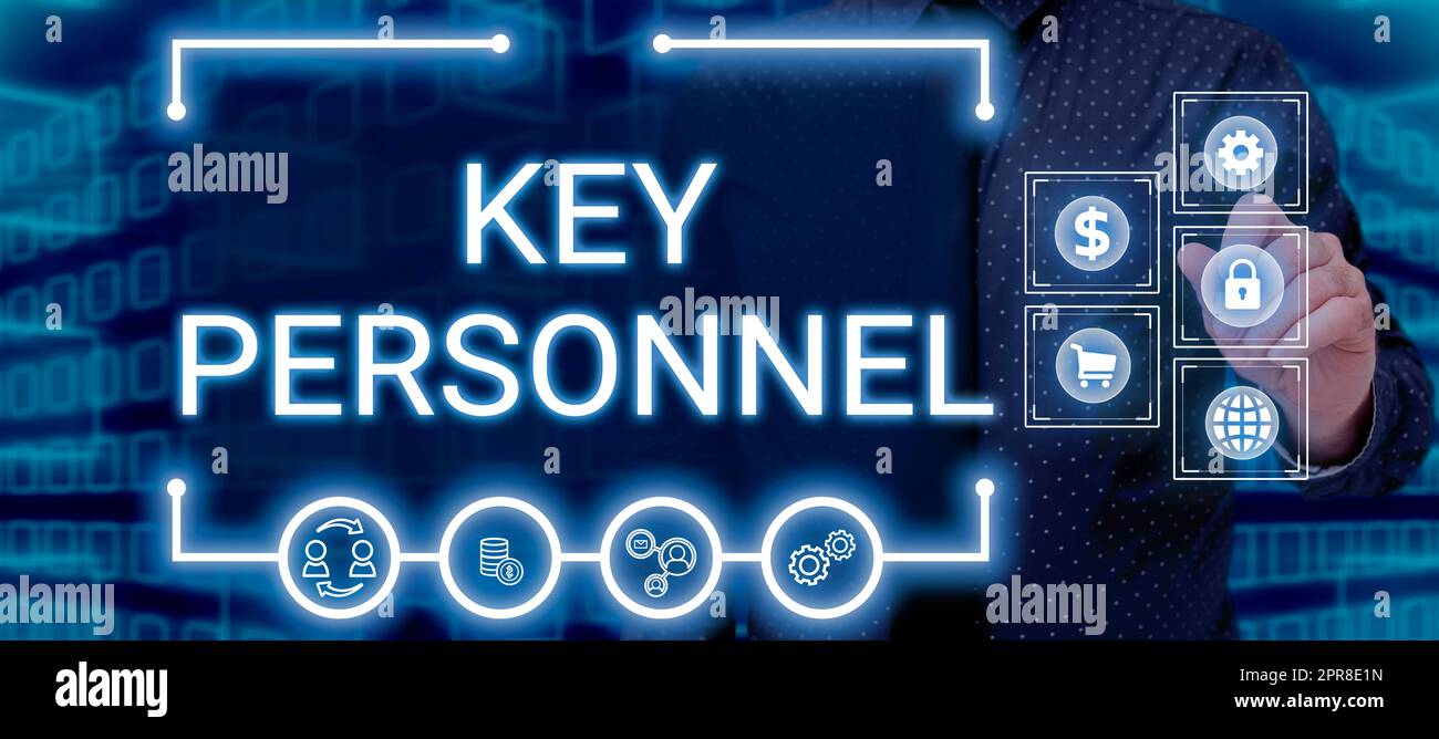 Conceptual caption Key Personnel. Word for Program Directors Principal Investigator Project ...