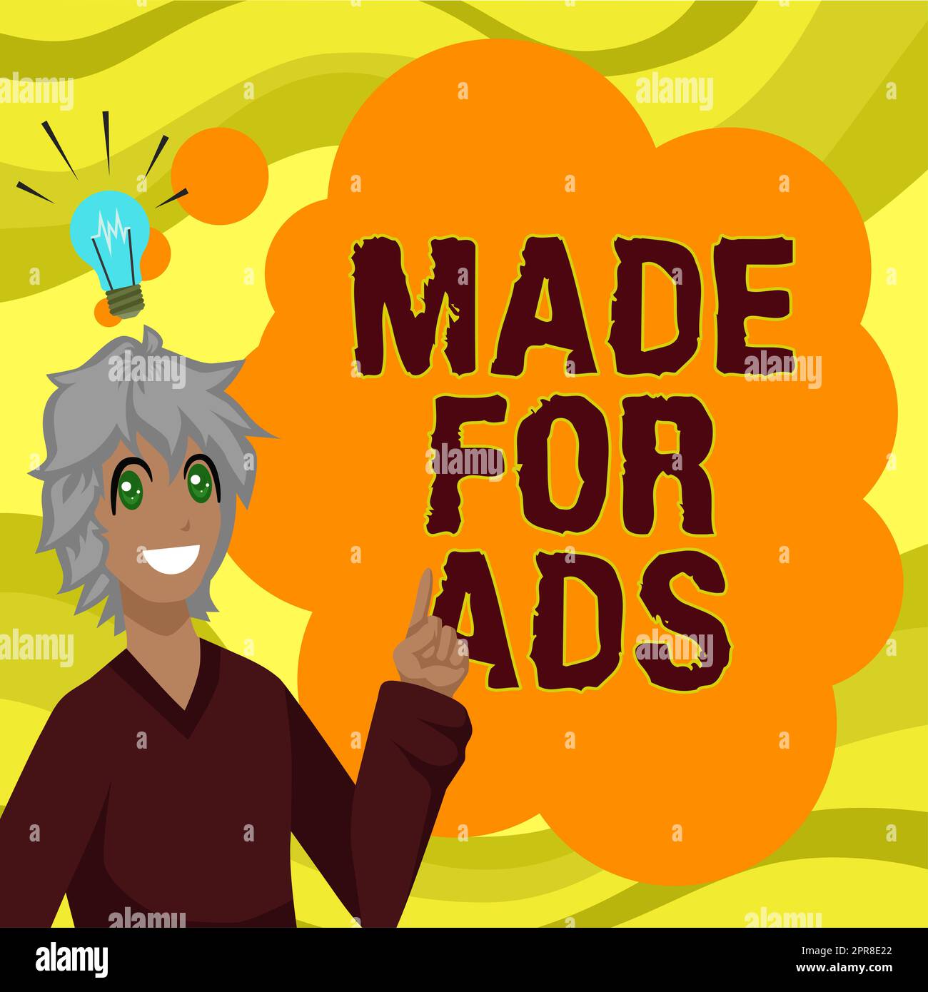 Handwriting text Made For Ads. Business showcase Marketing strategies ...